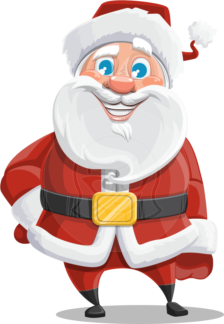 Sad Santa Png Clip Art Free - Santa Claus Cartoon Version - Free ...