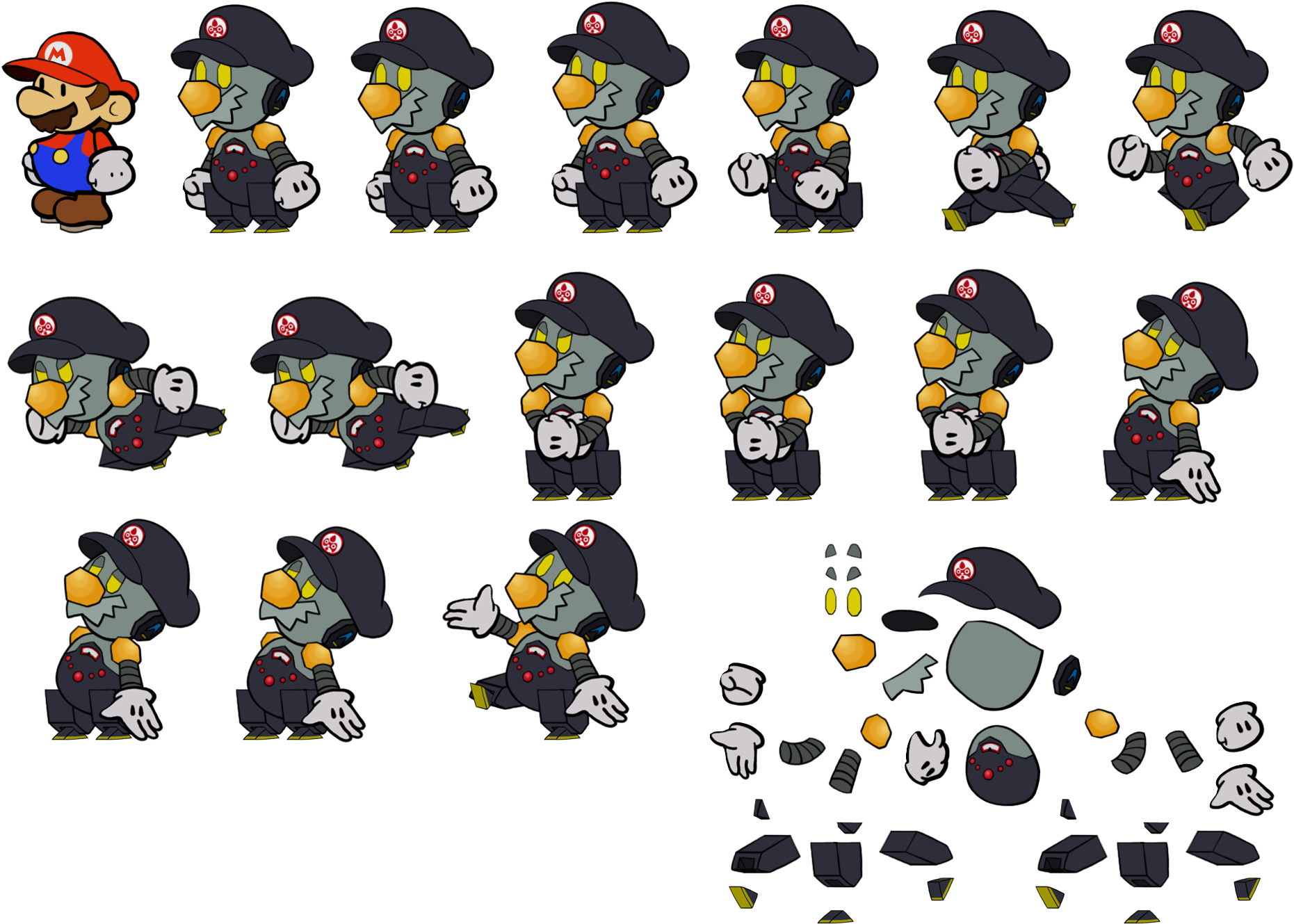 Click For Full Sized Image Robo Mario - Robo Mario - Free Transparent ...