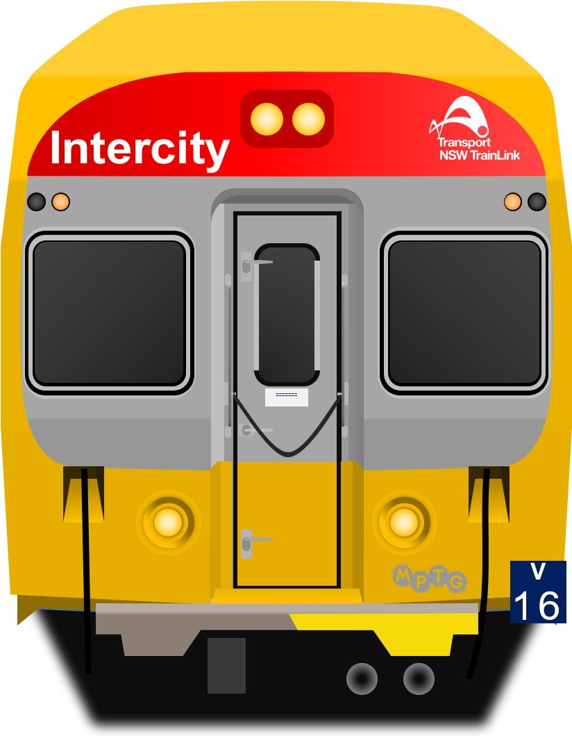 Download Sydney Trains V Set Front - Nsw Trainlink V Set PNG Image with ...