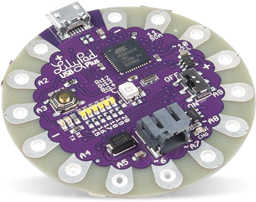 Download Sparkfun Dev 14631 Lilypad Usb Plus Lilypad Simblee Ble Board Png Image With No