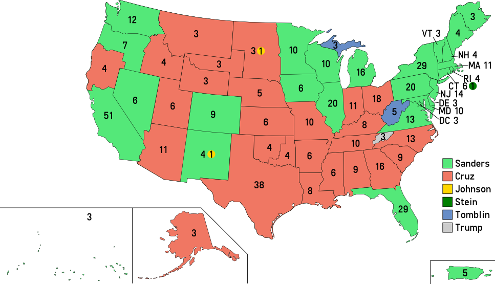 Download Election Map, 2016 PNG Image with No Background - PNGkey.com