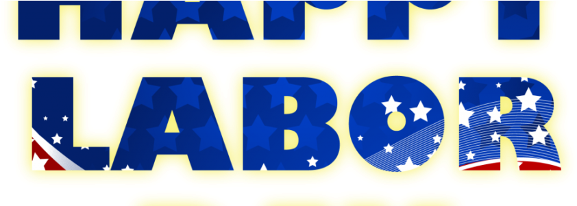 Download Happy Labor Day From Aquablue - Happy Labor Day Logo PNG Image ...