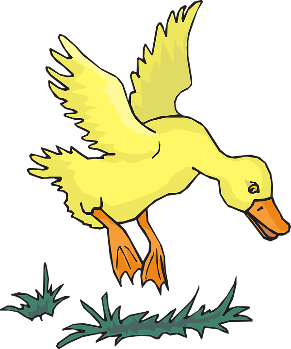 Download Duckling Clipart Wing - Flying Yellow Duck Clipart PNG Image ...