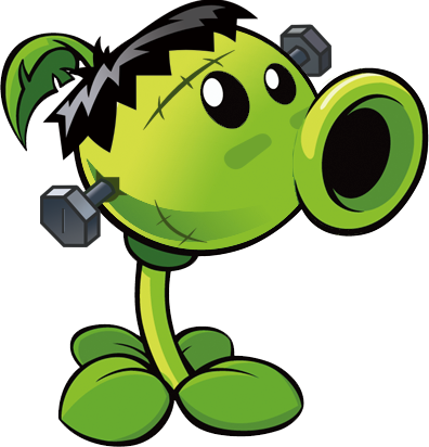 Download Peashooter Pvz2-halloween - Plants Vs Zombies Peashooter PNG ...