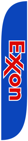Download Exxon Gasoline Feather Flag Blue - Exxon Gasoline Feather Flag ...