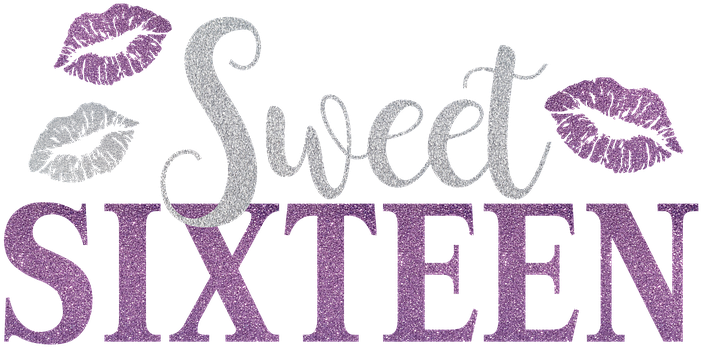 Sweet, Sixteen, Sweet-sixteen, Birthday, Party, Girl - Sweet 16 Png ...