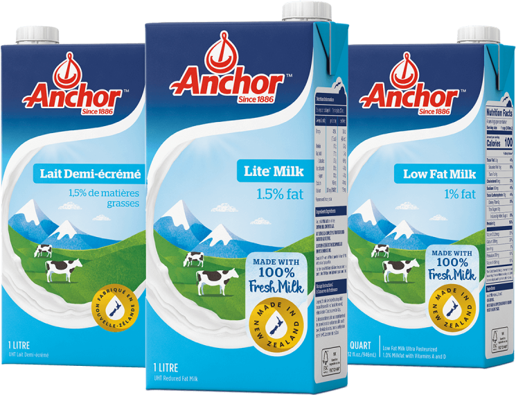Download Anchor Lite Milk - Anchor Uht Lite Milk PNG Image with No ...