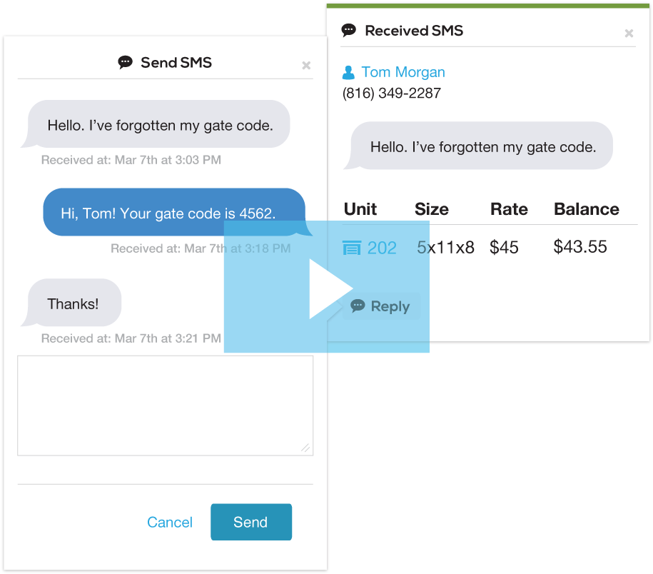 Download A Video Still Showing Sms Messages Sent And Received - Sms PNG ...