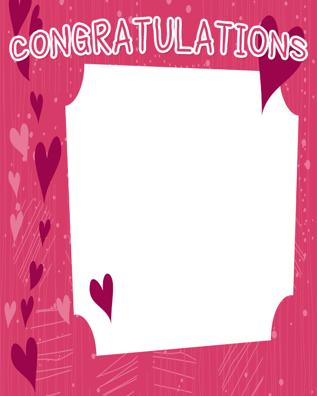 Free Congratulations Frame - Picture Frame - Free Transparent PNG ...