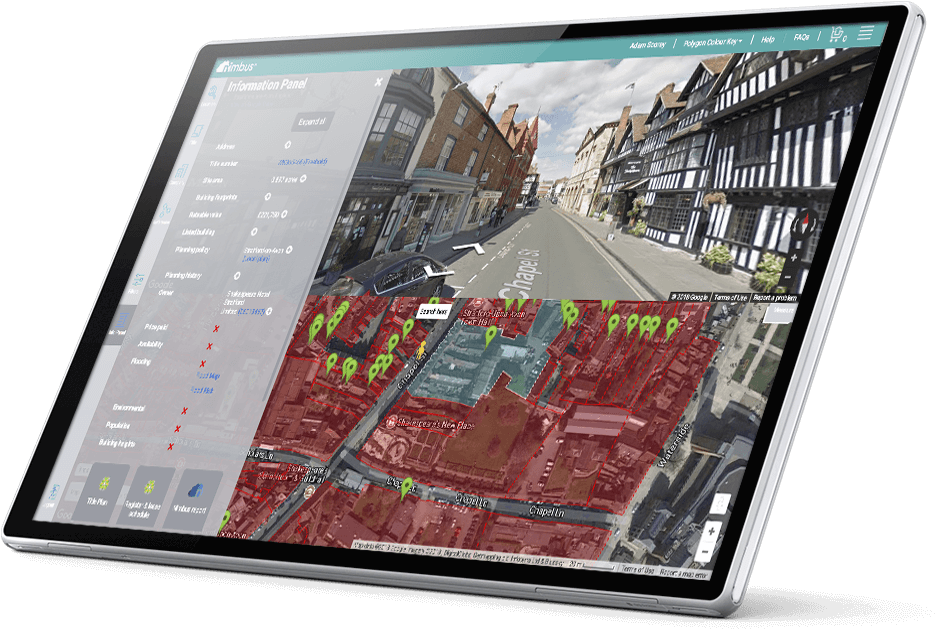 Land Registry Title Boundaries Plotted Over Google - Nimbus Maps - Free ...