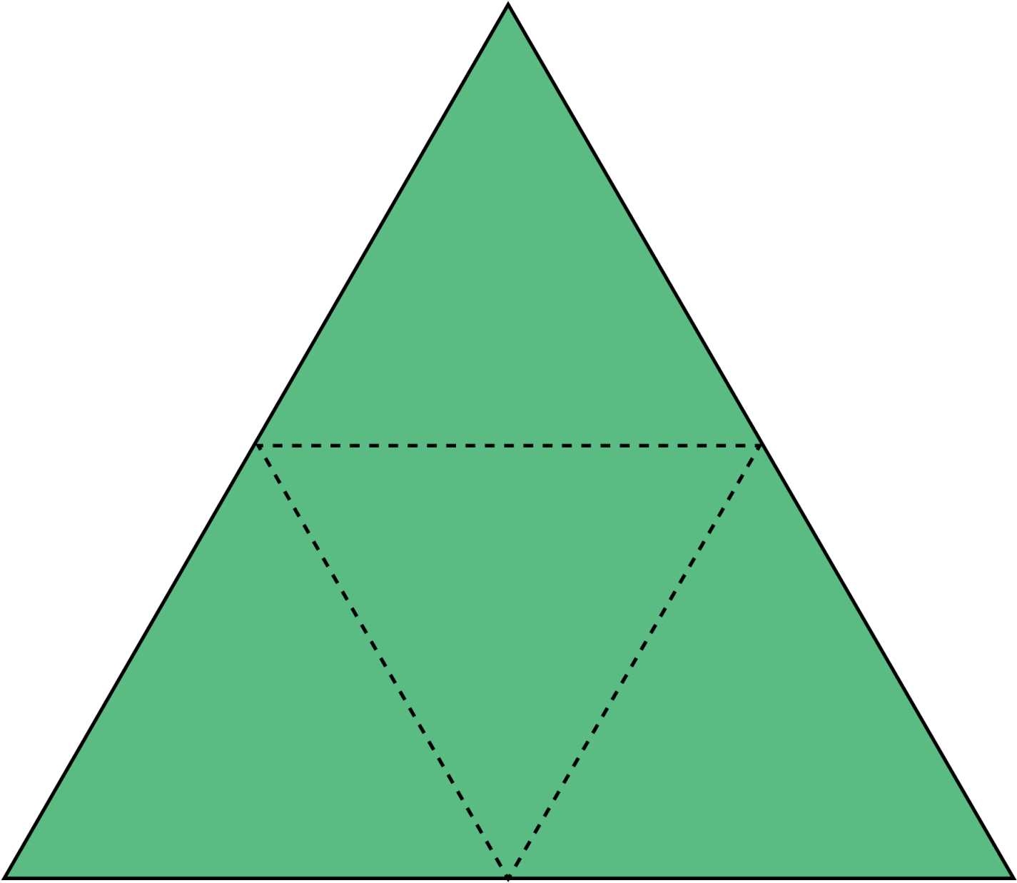 Download 3d Triangular Pyramid Net Download - Nets Of A Triangular ...