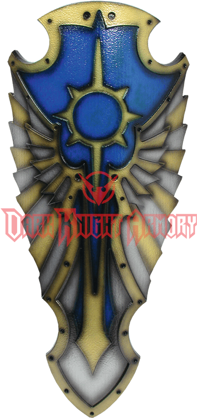 Blue Medieval Hochpaladin Larp Shield - Shield - Free Transparent PNG ...