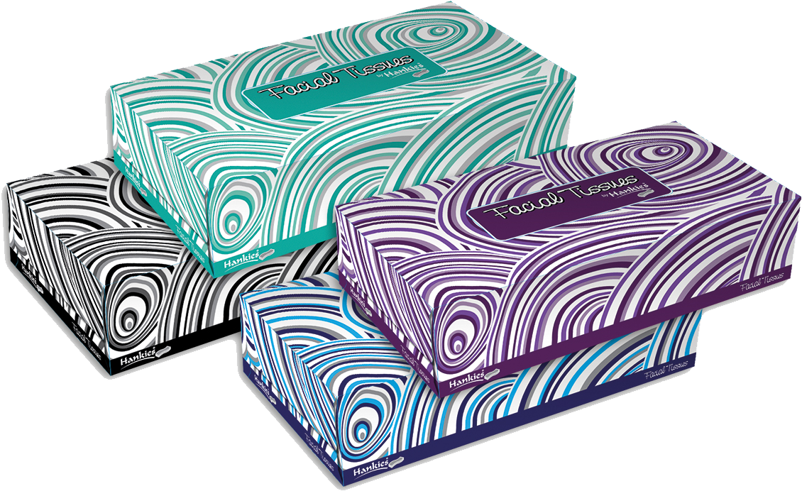 Hhp Hankies Facial Tissues - Facial Tissue - Free Transparent PNG ...
