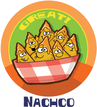 Stinky Scratch N Sniff Stickers Nacho - Food - Free Transparent PNG ...