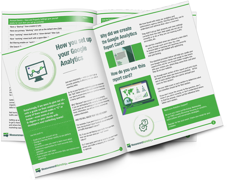 Download Google Analytics Report Card - Flyer PNG Image with No ...