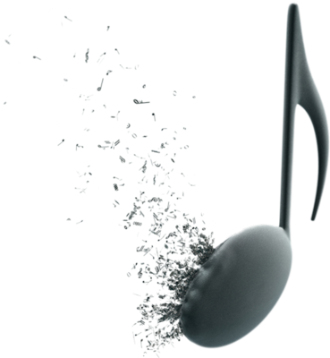 Download Exploding Music Note Psd95604 - Exploding Musical Note Png PNG ...