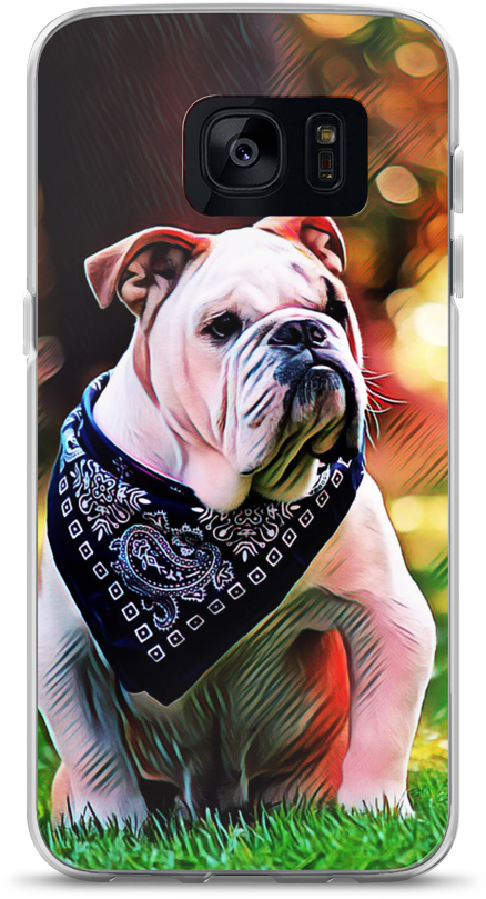 Download English Bulldog Phone Case - Mobile Phone PNG Image with No ...
