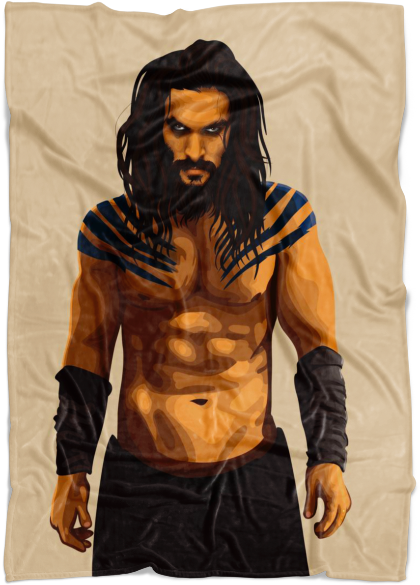 "let Your Hair Down" Khal Drogo Jason Momoa Fleece - Jason Momoa - Free ...