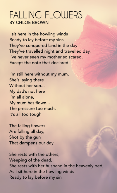 Download Falling Flowers Poem - Poetry PNG Image with No Background ...