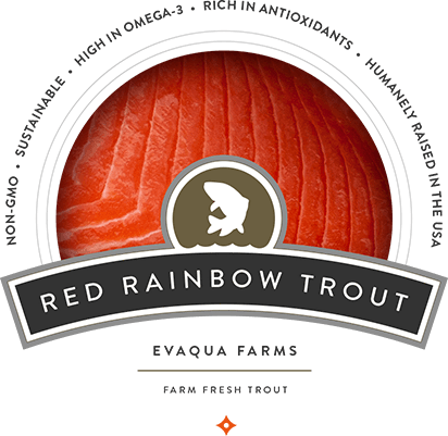 Download Our Red Rainbow Trout Are A Beautiful Freshwater Fish - Label ...