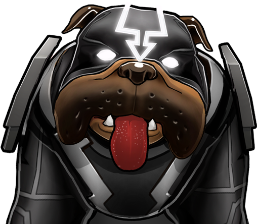 Download Lockjaw From Marvel Avengers Academy 006 - Pug Marvel PNG ...