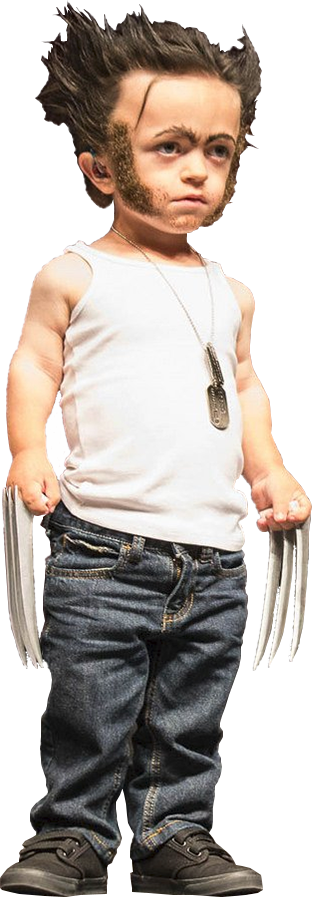 Download Cutout - Wolverine Kid Cosplay PNG Image with No Background ...