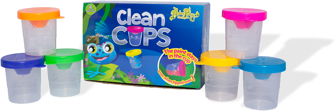 Download No Spill Paint Cups "clean Cups" - Natureplay Clean Cups - No ...