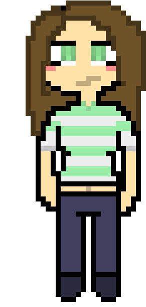 Teenage Girl - Teenage Girl Pixel Art - Free Transparent PNG Download ...