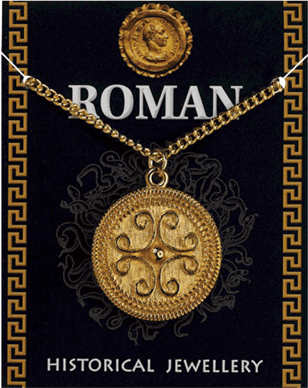 Download Roman Golden Filigree Scroll Necklace - "roman Golden Filigree ...