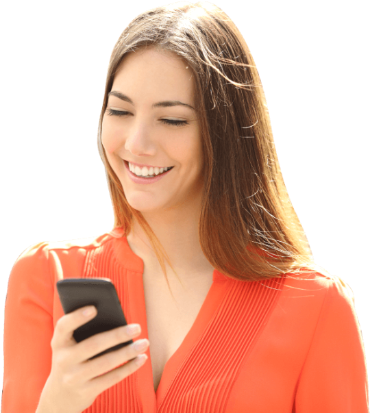 Happy Woman Calling - Happy Girl With Mobile Png - Free Transparent PNG ...
