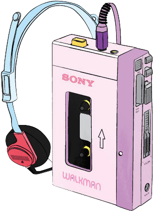 Download Pink Walkman Of My Dreams - 80's Walkman PNG Image with No ...