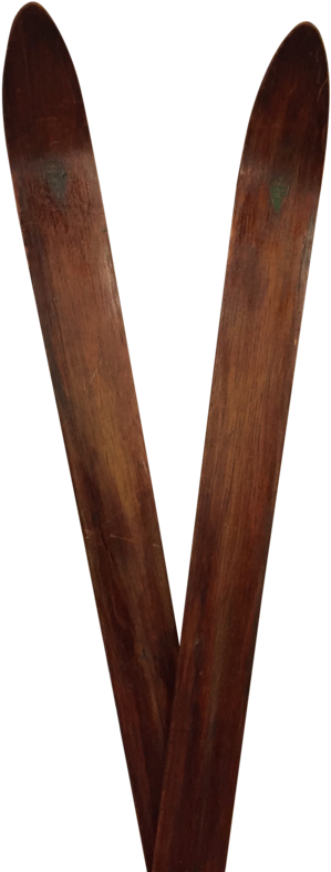 1930s Antique Ridgetop Skis - Ski - Free Transparent PNG Download - PNGkey