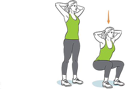 Download Week - Prisoner Squat PNG Image with No Background - PNGkey.com