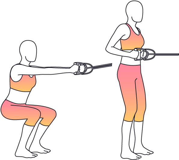 Download Begin In Standing With The Band Anchored At Waist Height ...