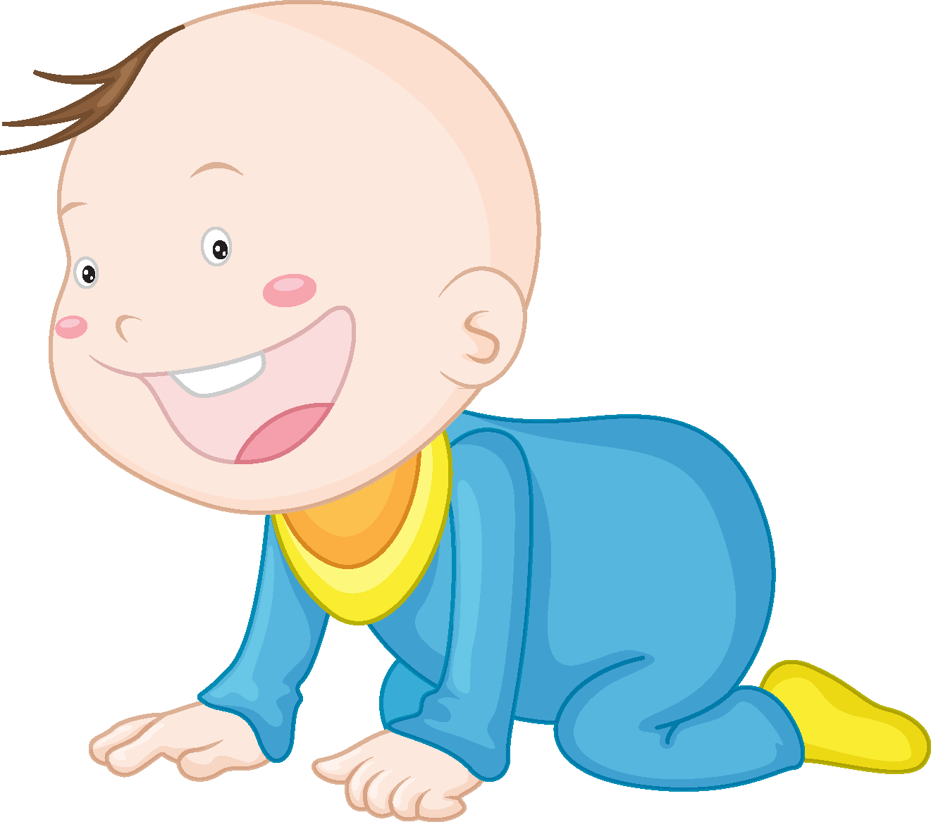 Download Cartoon Baby, Children, Kids - New Born Baby Clipart PNG Image ...