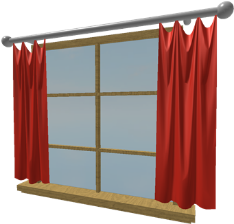 Download Bright Red Wooden Frame Window - Portable Network Graphics PNG ...