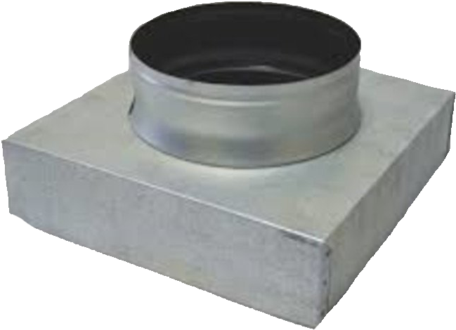 Download Square To Round Plenum Adapter - Circle PNG Image with No ...