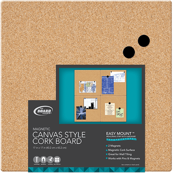 Download Home/cork/magnetic - Board Dudes 17" X 23" Unframed Cork Board ...