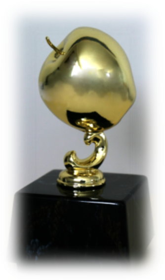 Download 13th Annual Golden Apple Awards - Trophy PNG Image with No ...