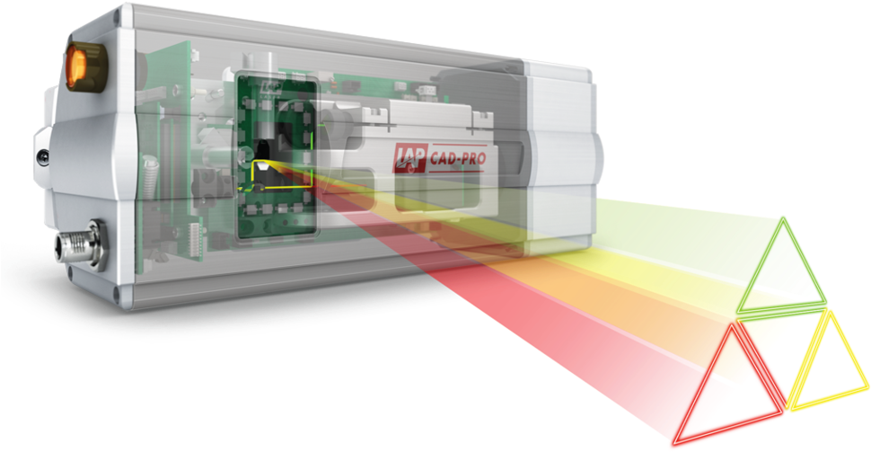 Picture Of Lap Cad Pro Laser Projector With Semi Transparent - Lap ...