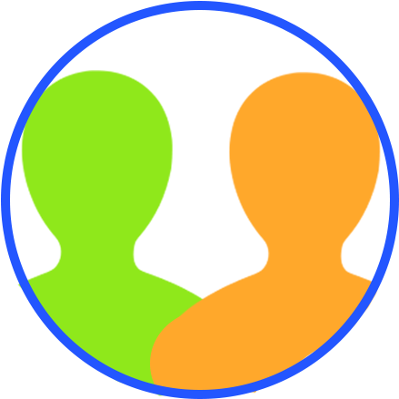 Download Customer Contacts - Circle PNG Image with No Background ...