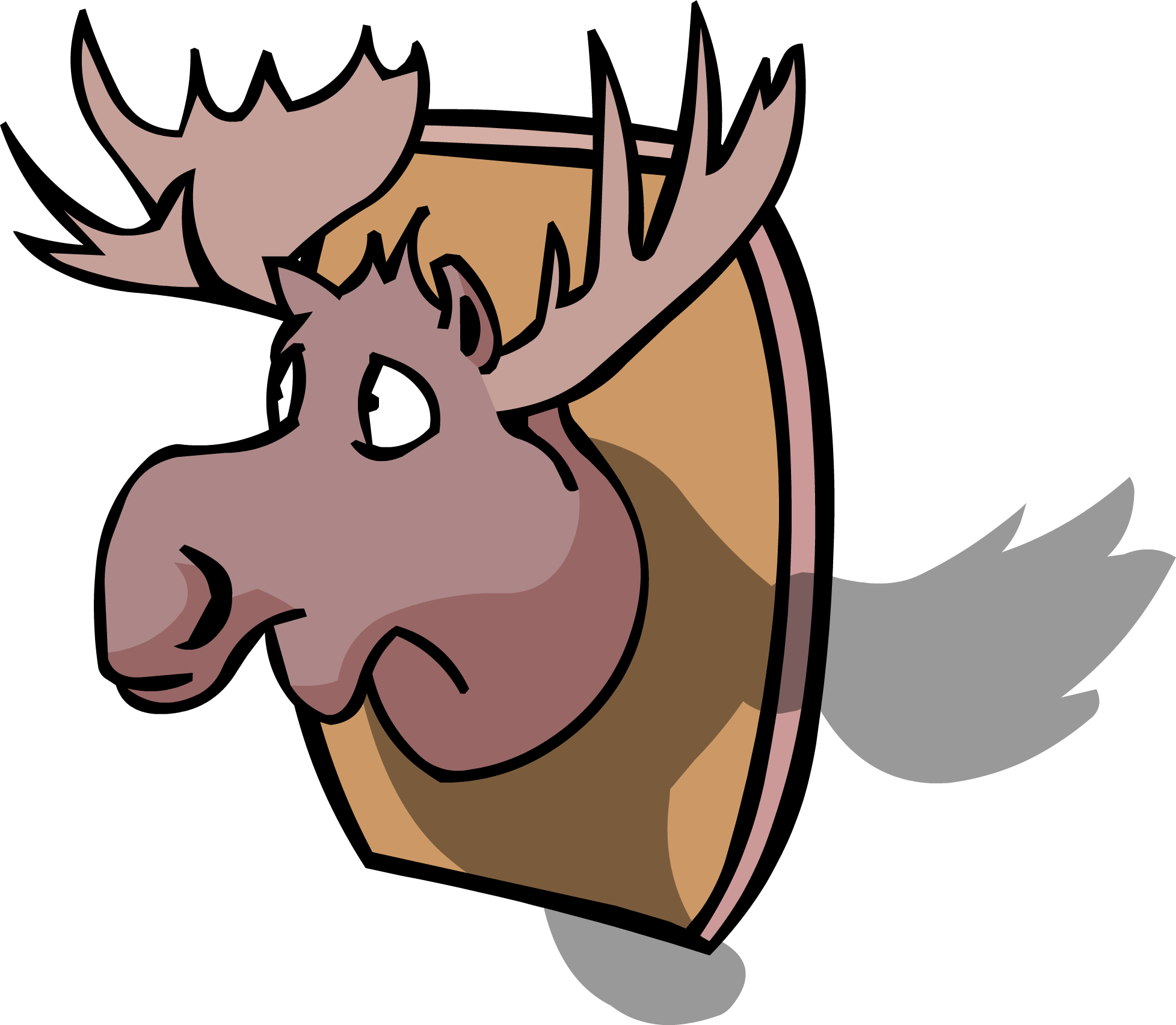 Download Moose Head Sprite 005 - Moose Head PNG Image with No ...