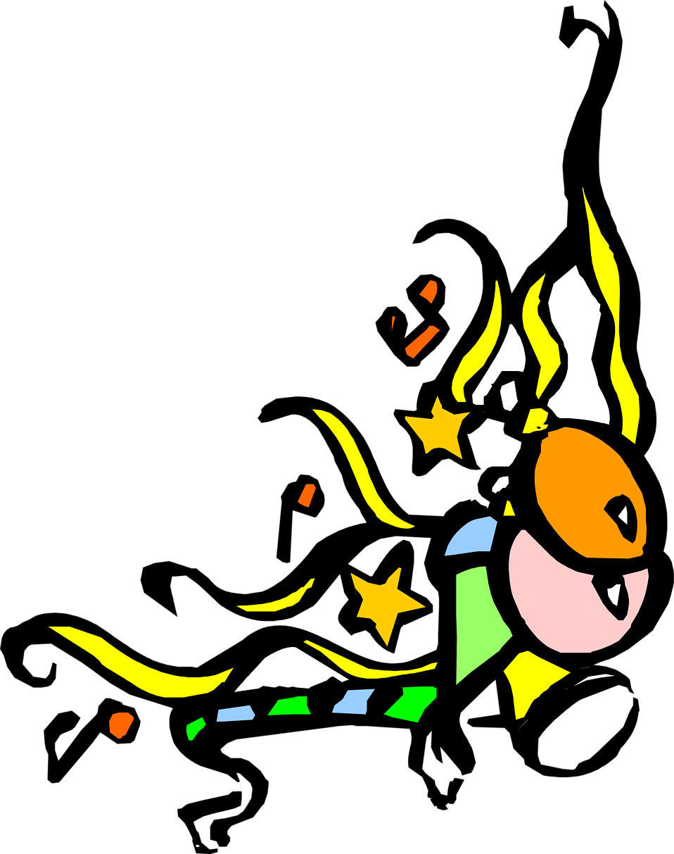 Download Confetti Clipart Corner - Corner Confetti Clipart PNG Image ...