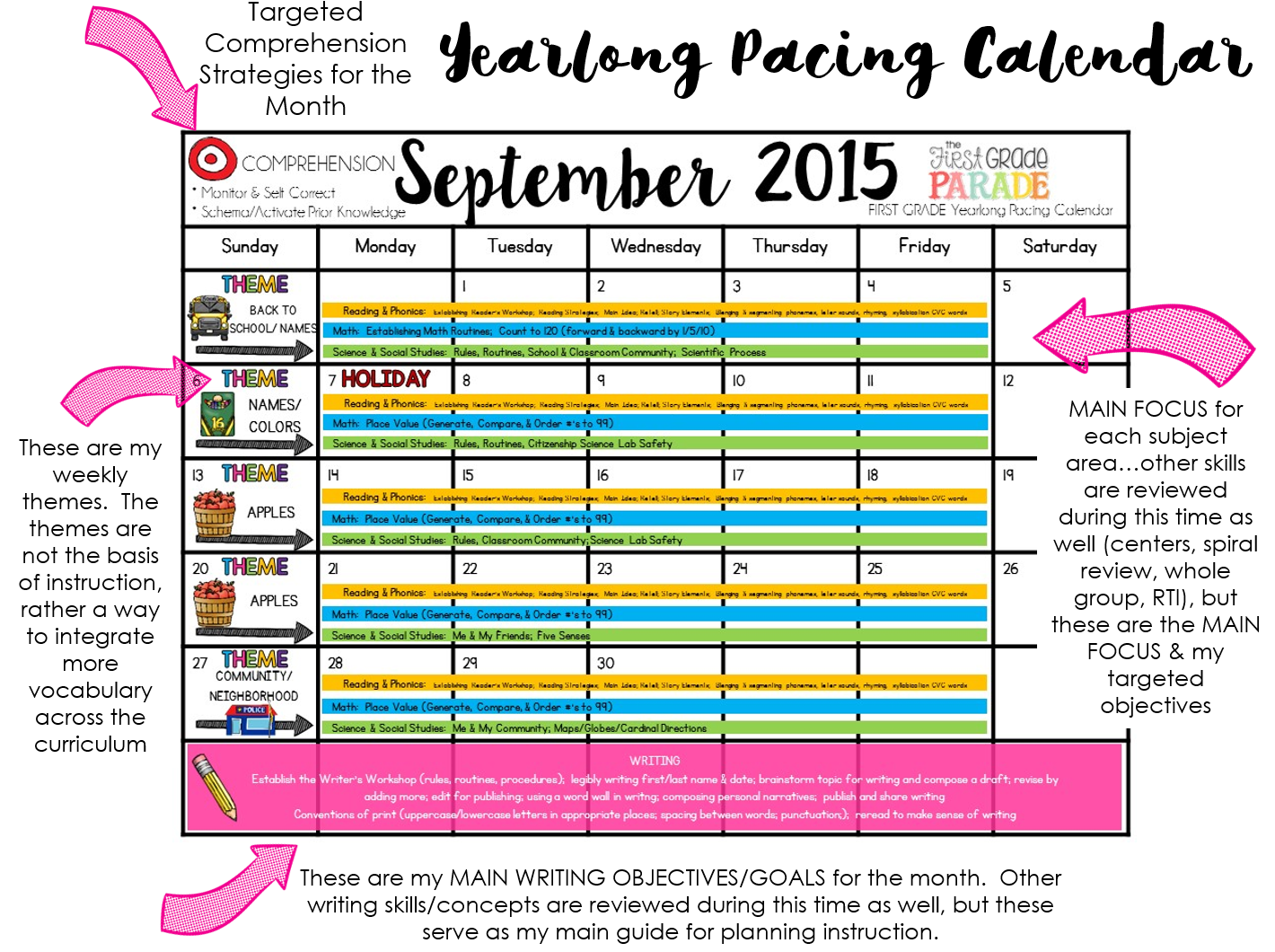 Planning 2bguide At Pacing Calendar Template - Teacher - Free ...