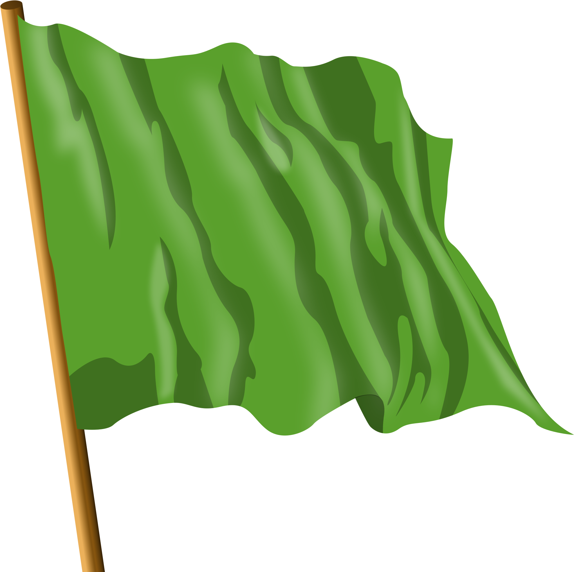 Download Open - Green Flag Waving Gif PNG Image with No Background ...