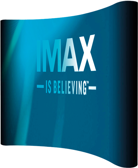 2250 X 4500 Curved Banner Wall With Wings, Curved Banner - Curved ...