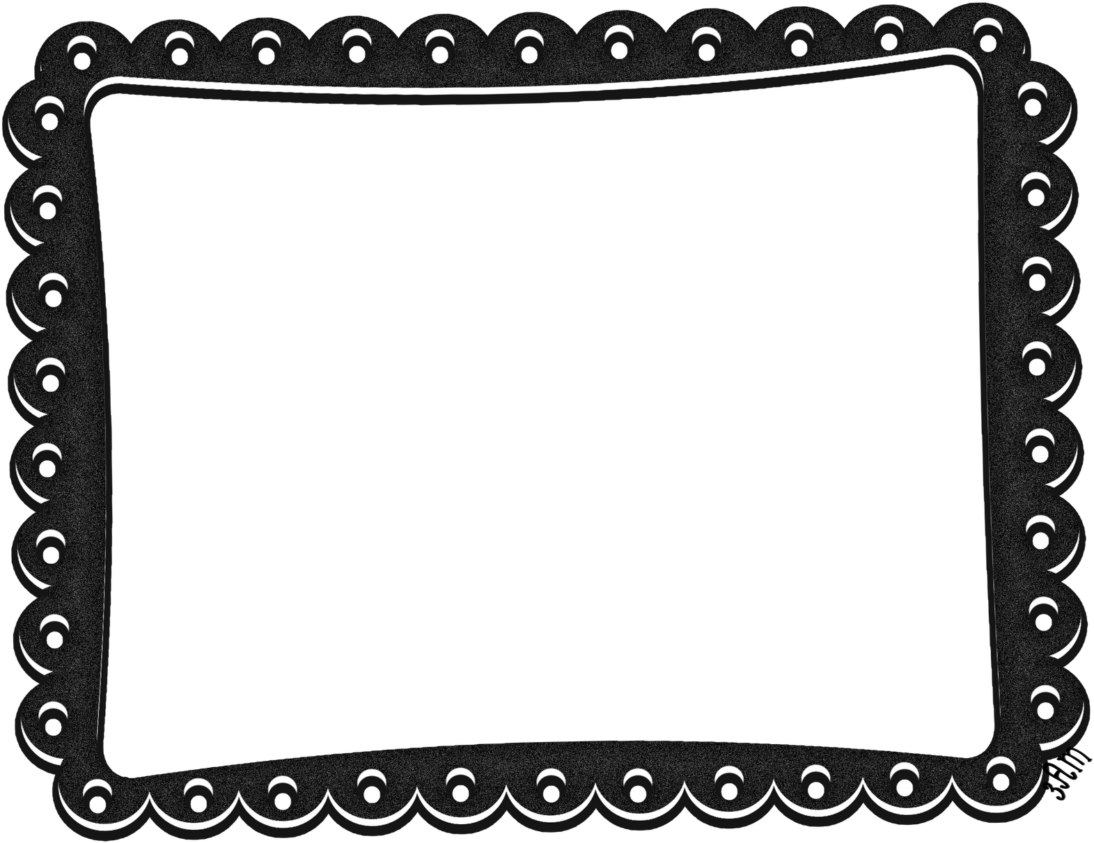 Download Http Www Printcandee Com Products Scalloped Square - Scalloped ...