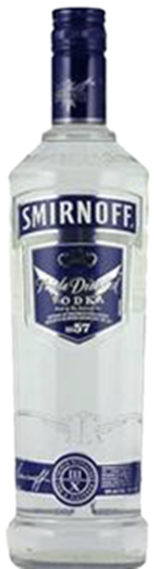 Smirnoff Vodka Bottle Png