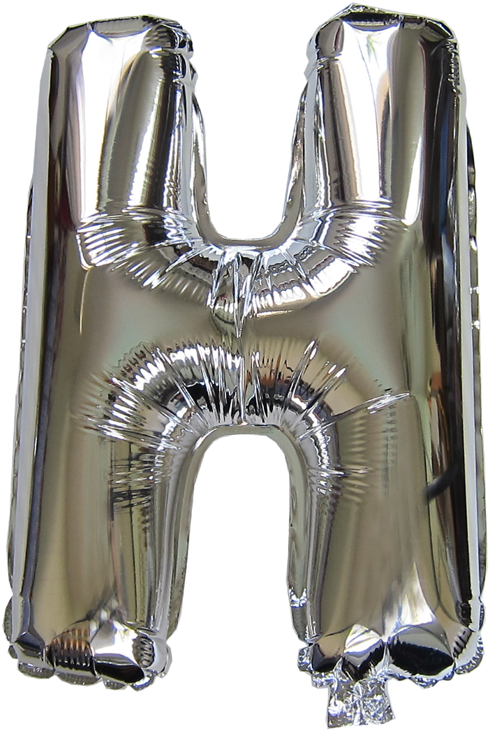 40“ Silver Letter Helium Foil Balloon - Mylar Balloon - Free ...