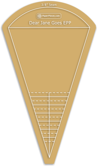 Download Dear Jane Border Triangle Acrylic Cutting Template - Seam ...